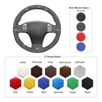 China Customized Suede Steering Wheel Cover for Nissan SKYLINE V35 2003-2006 and Customized for sale