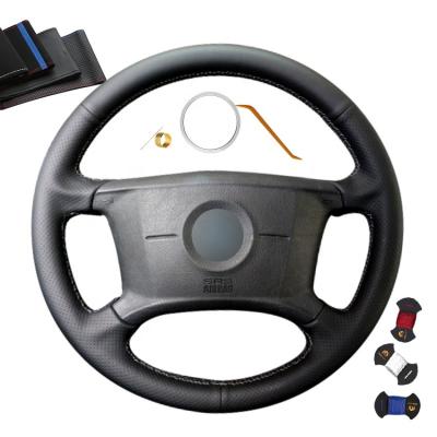 China Hand Sewing Leather Steering Wheel Cover for BMW 3 Series E36 E46 and 5 Series E39 End for sale