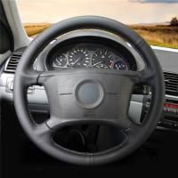 China Hand Sewing Leather Steering Wheel Cover for BMW 3 Series E36 E46 and 5 Series E39 End for sale