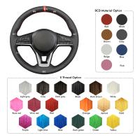 China Customized 3-Spoke Steering Wheel Cover for Nissan Navara 350z Patrol Y61 and Durable for sale