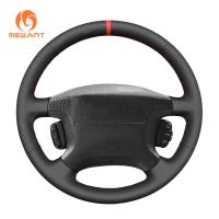 China Customized Vegan Leather Steering Wheel Cover for Nissan Patrol 1997-2004 Edition for sale