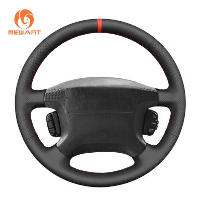 China Customized Vegan Leather Steering Wheel Cover for Nissan Patrol 1997-2004 Edition for sale