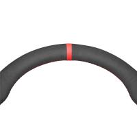 China Kia Sportage K5 GT/GT-Line 2020-2023 Grey Genuine Leather Custom Steering Wheel Cover for sale