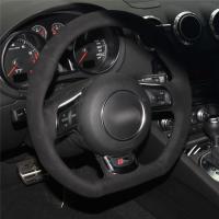 China 3-Spoke Wheel Cover for Audi A3 8P S3 R8 GT TT TTS RS Spyder 2008-2015 Hand Stitching for sale