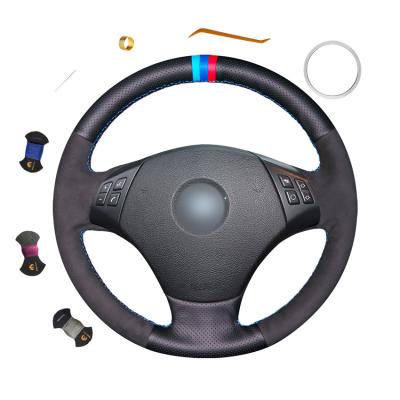 China Leather Steering Wheel Cover for BMW E90 320 318i 320i 325i 330i 320d X1 328xi 2007 for sale