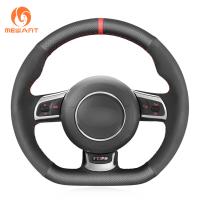 China Custom Fit Hand Sewn Suede Wheel Cover for Audi RS 6 C6 Avant 2009-2014 in Yellow Thread for sale