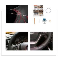 China 2014-2016 Year Customized Black Hand Sewing DIY Steering Wheel Cover for BMW X4 F26 for sale