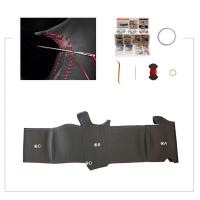 China Black Leather Steering Wheel Cover for BMW E90 320i 325i 330i 335i E87 120i 130i 120d for sale
