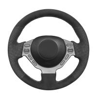 China Customized Thread Color Steering Wheel Cover for Nissan GTR GT-R Nismo R35 Hand Sewing for sale