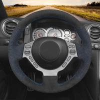 China Customized Thread Color Steering Wheel Cover for Nissan GTR GT-R Nismo R35 Hand Sewing for sale