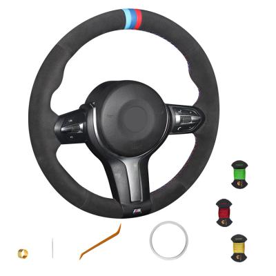 China BMW M5 F86 F87 F80 F82 F30 F83 F25 F35 F32 F33 F07 F10 F11 F18 F06 F12 F13 F15 Suede Steering Wheel Cover for sale