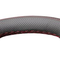 China Perfectly Fit Custom Suede Leather Steering Wheel Cover Hyundai i30 N Veloster N 2017-2021 for sale