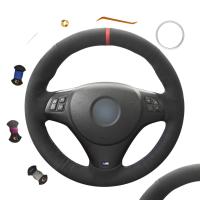 China Soft Suede Steering Wheel Cover for BMW 3 Series E82 E88 E90 LCI M3 E92 F30 E46 E39 M5 E60 G20 G30 G80 G82 M4 X5 X6 for sale