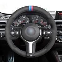 China Soft Suede Steering Wheel Cover for BMW 3 Series E82 E88 E90 LCI M3 E92 F30 E46 E39 M5 E60 G20 G30 G80 G82 M4 X5 X6 for sale