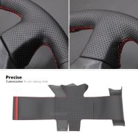 China 1999-2002 Year Hand Embroidered Leather Steering Wheel Cover for Nissan Skyline Coupe for sale