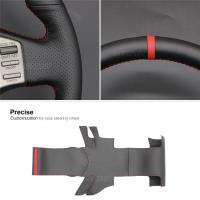 China Custom PU Leather Steering Wheel Cover for Infiniti G35 Nissan Skyline V35 2003-2006 for sale