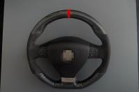 China Volkswagen VW Golf 5 Mk5 GTI R32 Passat R GT 2005 Carbon Soft Suede Steering Wheel Cover for sale