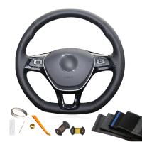 China Volkswagen Golf 7 Mk7 Polo Jetta Passat B8 Tiguan Sharan Touran Up 2016 2017 Custom Steering Wheel Wrap for sale