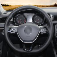 China Volkswagen Golf 7 Mk7 Polo Jetta Passat B8 Tiguan Sharan Touran Up 2016 2017 Custom Steering Wheel Wrap for sale