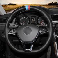 China Volkswagen Golf 7 Mk7 Polo Jetta Passat B8 Tiguan Sharan Touran Up 2016 2017 Custom Steering Wheel Wrap for sale