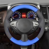 China Faux Leather Suede Steering Wheel Cover for Infiniti FX FX35 FX37 FX50 2009-2013 QX70 for sale