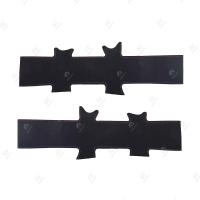 China ONE Car ONE Template Black Suede Steering Wheel Wrap for BMW E46 318i 325i E39 E53 X5 for sale