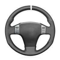 China Infiniti G35 2003-2006 Nissan Skyline V35 2003-2006 Alcantara Suede Leather Steering Wheel Cover for sale