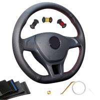 China Customized DIY Leather Steering Wheel Cover for Volkswagen Golf 7 Mk7 Polo 2014-2017 for sale