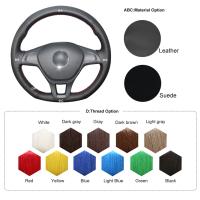 China Customized DIY Leather Steering Wheel Cover for Volkswagen Golf 7 Mk7 Polo 2014-2017 for sale