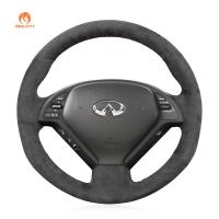 China Q40 Steering Wheel Wrap for Infiniti G37EX EX30 EX35 EX37 2009-2013 Q60 QX50 2015-2017 for sale