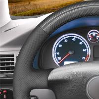 China Custom Design Fan Club Style DIY Steering Wheel Cover for Volkswagen Passat B5 Golf 4 for sale