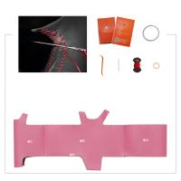China Custom Pink Steering Wheel Cover for VW Golf 5 Mk5 Passat B6 Jetta 5 Tiguan 2007-2011 for sale