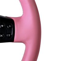China Custom Pink Steering Wheel Cover for VW Golf 5 Mk5 Passat B6 Jetta 5 Tiguan 2007-2011 for sale