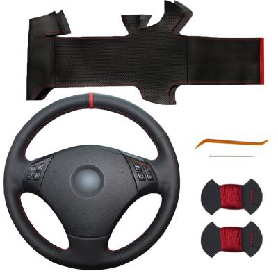 China Orange Hand Sewing Leather Cover for BMW E90 320 318i 320i 325i 330i 320d X1 328xi 2007 for sale