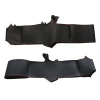 China Volkswagen Golf 6 Mk6 Polo MK5 2010-2015 Black Leather Hand Sewing Steering Wheel Cover for sale