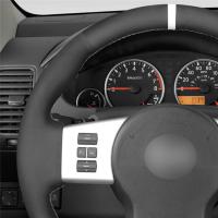 China Faux Leather Steering Wheel Cover for Nissan Frontier Pathfinder R51 Xterra Navara D40 for sale