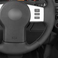 China Faux Leather Steering Wheel Cover for Nissan Frontier Pathfinder R51 Xterra Navara D40 for sale