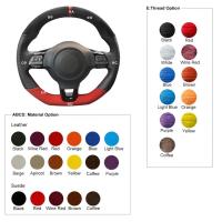 China Custom Personalized Steering Wheel Cover for Volkswagen Golf 6 GTI Thread Color Options for sale