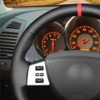 China Red Non Slip Steering Wheel Cover for Nissan Altima Maxima Murano Z50 Quest 2001-2006 for sale