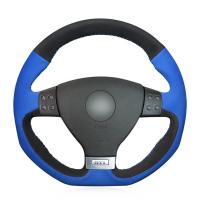 China Leather and Suede Steering Wheel Cover for Volkswagen Golf 5 Mk5 GTI Passat R GT 2005 for sale