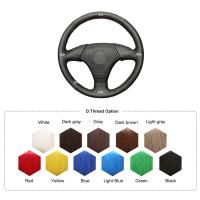 China 1996-1999 Black Artificial Leather Car Steering Wheel Cover for BMW E36 E46 E39 E31 for sale