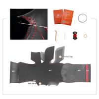 China Carbon Fiber Hand Stitching Steering Wheel Cover Perfectly Fit For Infiniti Q50 QX50 for sale