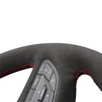 China Carbon Fiber Hand Stitching Steering Wheel Cover Perfectly Fit For Infiniti Q50 QX50 for sale