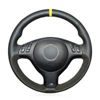 China Hand Sew Steering Wheel Cover for BMW E46 E39 330i 540i 525i 530i 330Ci M3 2001-2003 for sale