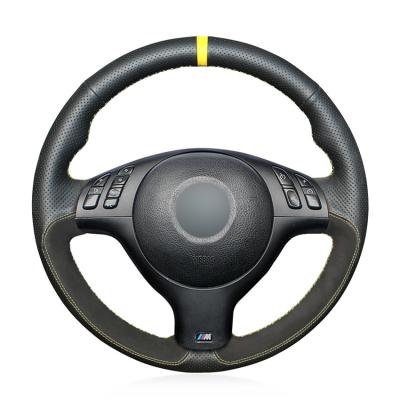 China Hand Sew Steering Wheel Cover for BMW E46 E39 330i 540i 525i 530i 330Ci M3 2001-2003 for sale