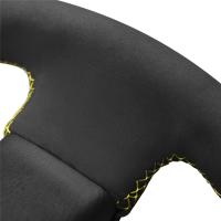 China Customization Soft Suede Steering Wheel Cover for NISSAN Skyline R34 GTR GT-R BNR34 1999 2000 2001-2002 for sale