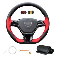 China Volkswagen Golf 7 Mk7 Polo Jetta Passat B8 VW Tiguan Sharan Touran Blue Suede Wheel Cover for sale
