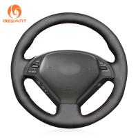 China Customize Steering Wheel Cover for Nissan Almera Note Sentra Qashqai X-Trail Tiida Versa Cube 350Z Murano Primastar Pathfinder Sentra AD for sale