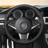 China Steering Wheel Cover for BMW 5 Series E60 E61 2007-2010 M5 E60 2006-2010 M6 E63 E64 2006-2010 for sale