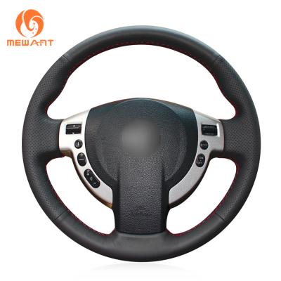 China Leather Steering Wheel Cover for Nissan Qashqai 2 Xterra NV200 Serena Evalia AD Serena Rogue Sentra for sale